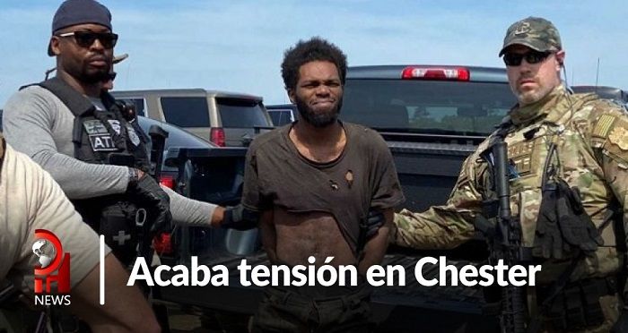 ¡Acaba la tensión en Chester! Capturado Tyler Terry después de siete días