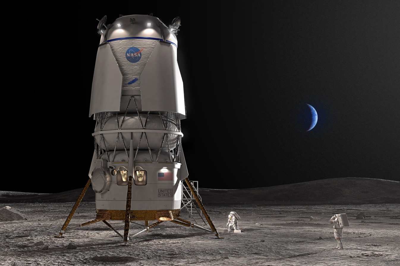 Blue Origin de Jeff Bezos ganó contrato de la NASA - Progreso Hispano News
