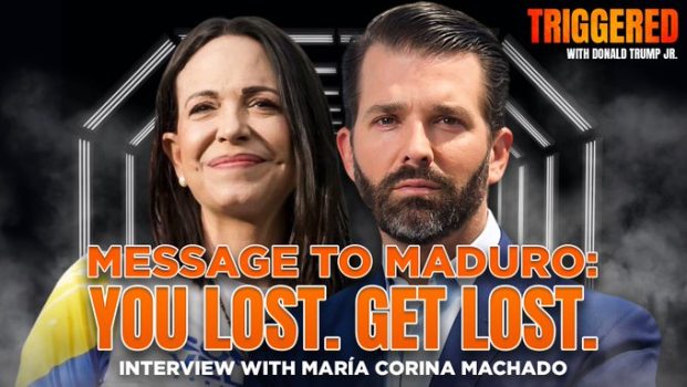 Hijo de Donald Trump entrevistó a la venezolana María Corina Machado